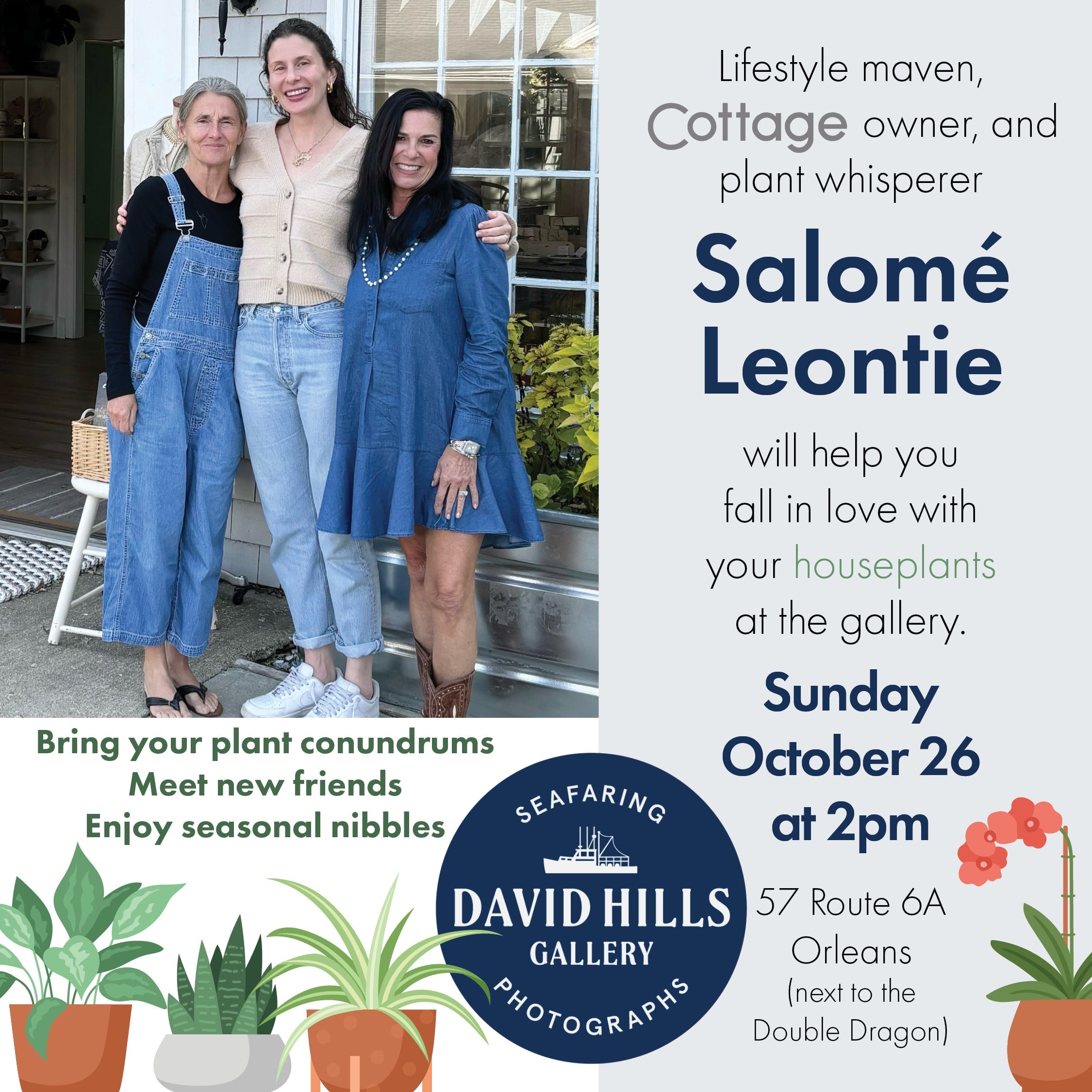 Cottage owner and plant whisperer Salomé Leontie – David Hills Gallery